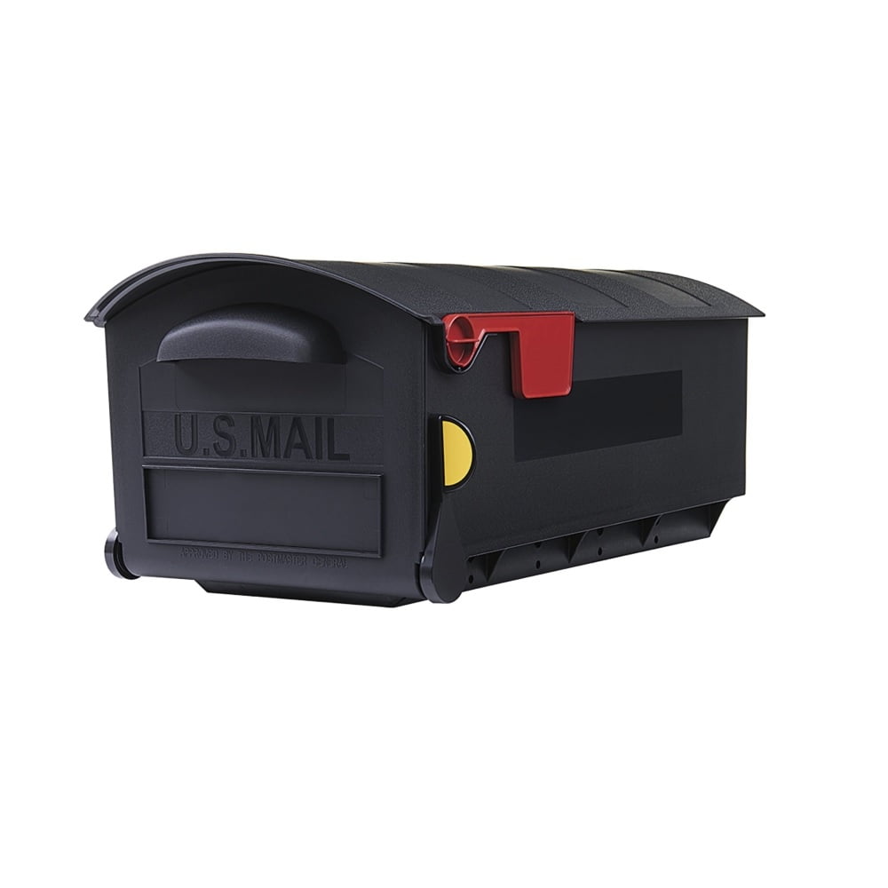 Architectural Mailboxes Patriot Plastic, Large, Post-Mount Mailbox in ...
