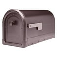 Architectural Mailboxes Roxbury Galvanized Steel Post Mounted Rubbed ...