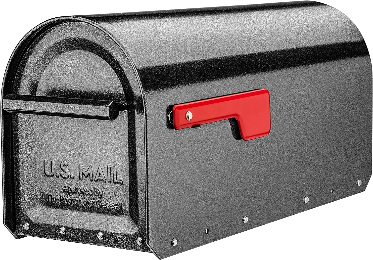 Architectural Mailboxes Sequoia Heavy Duty Post Mount Mailbox in Pewter ...