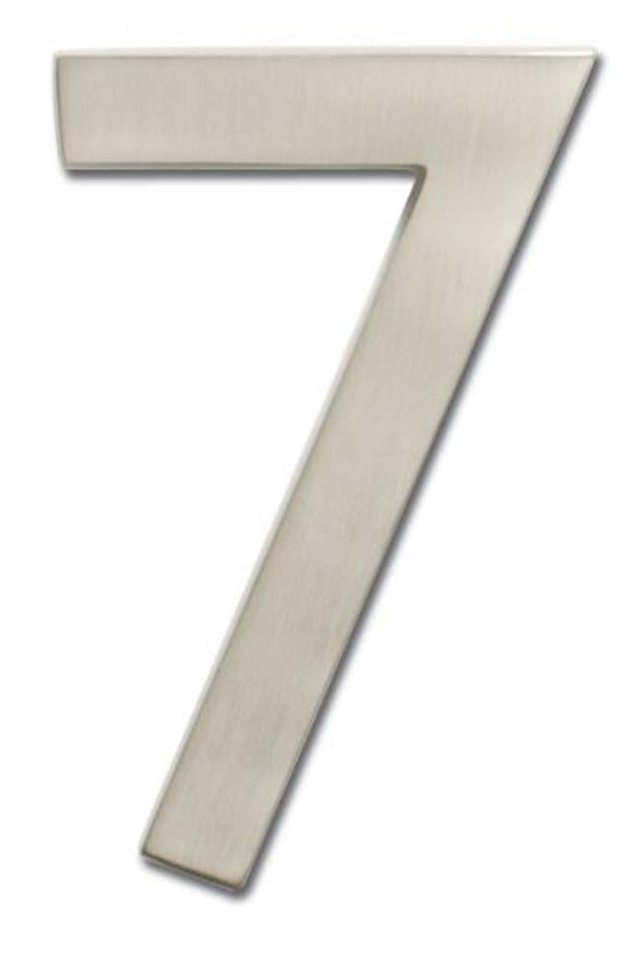 Architectural Mailboxes 3585SN-7 Solid Cast Brass 5 in. Satin Nickel ...