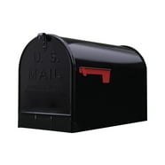 QualArc Westhaven Post and Beam Mailbox System - Black - 56in.H x 37in ...