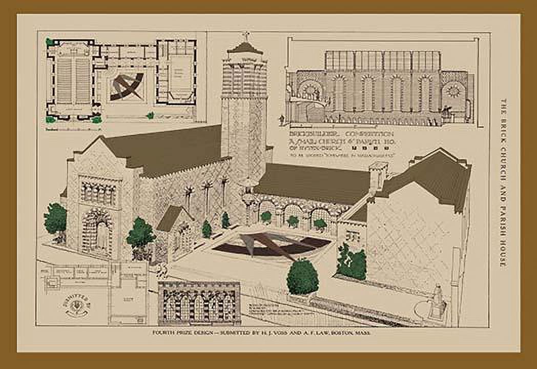 Architectural Representations of British Churches and Floor Plans ...