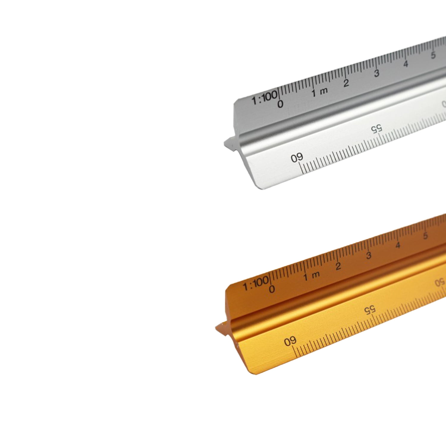 Architectural Scale Ruler, 12" Aluminum Architect Scale, Triangular ...