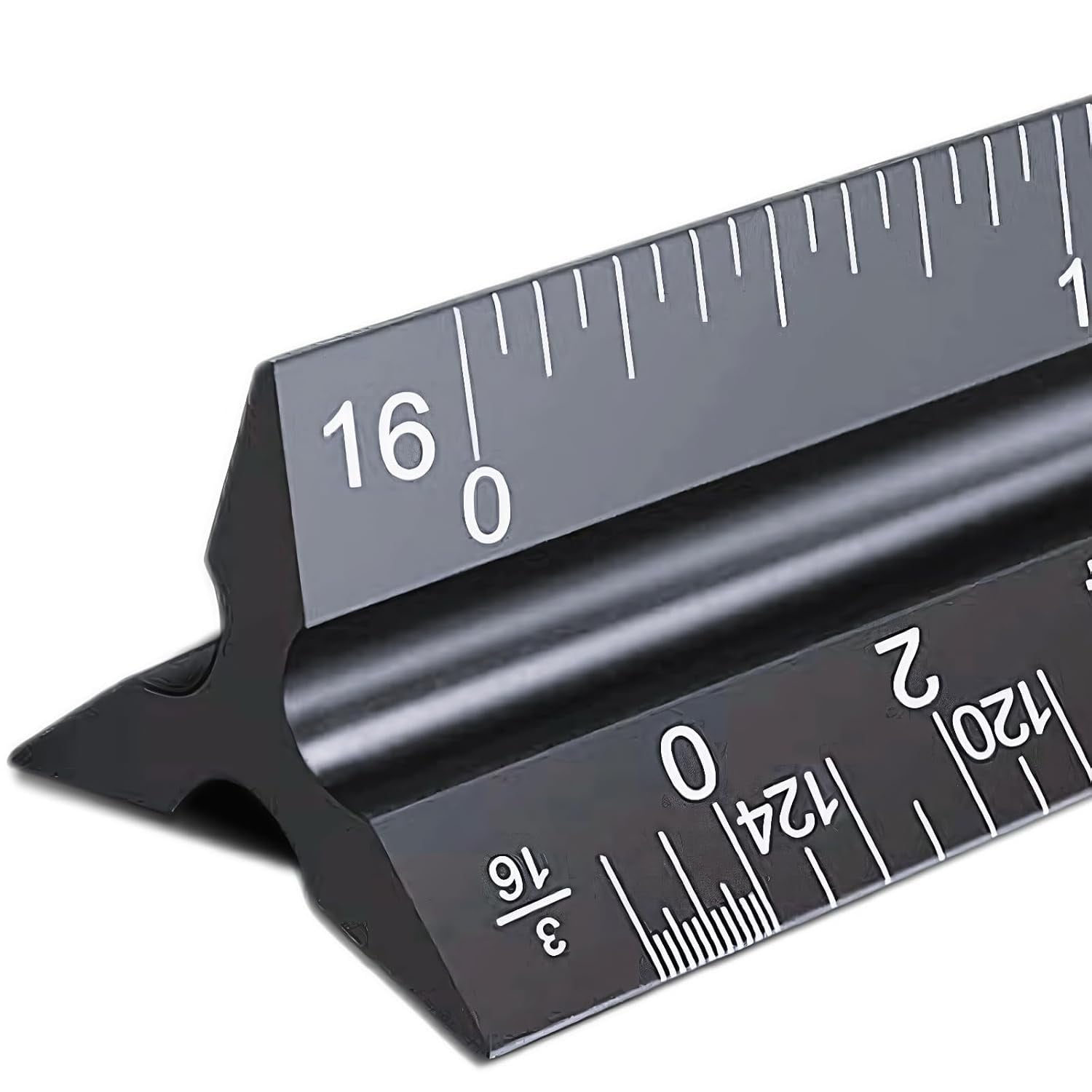 Architectural Scale Ruler, 12'' Imperial Architect Scale, Aluminum ...