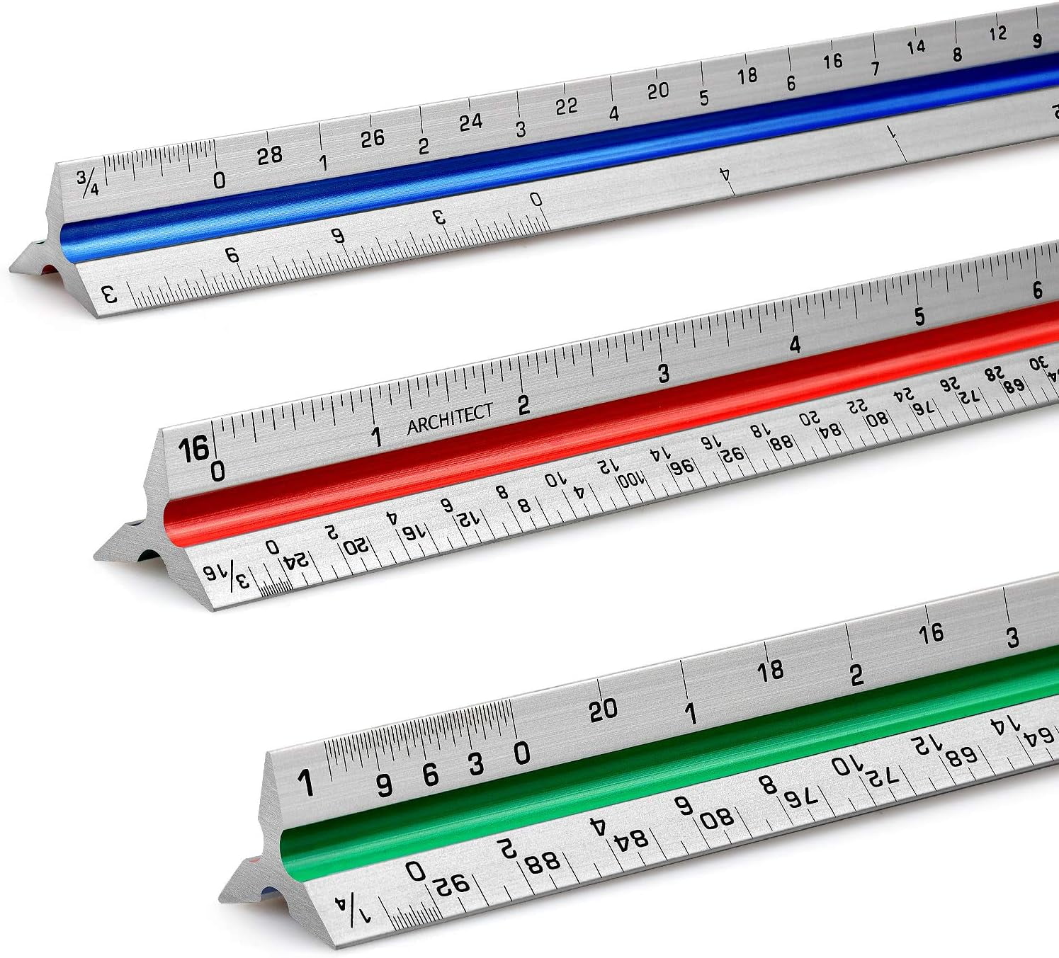 Architectural Scale Ruler Aluminum Architect Scale Triangular Scale ...