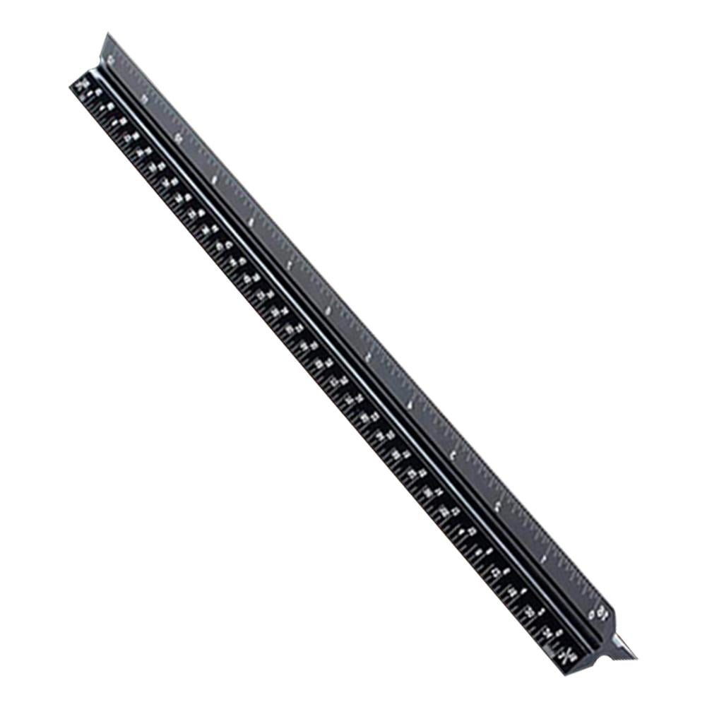 Architectural Scale Ruler, Aluminum Triangular Scale Ruler Metal Ruler ...