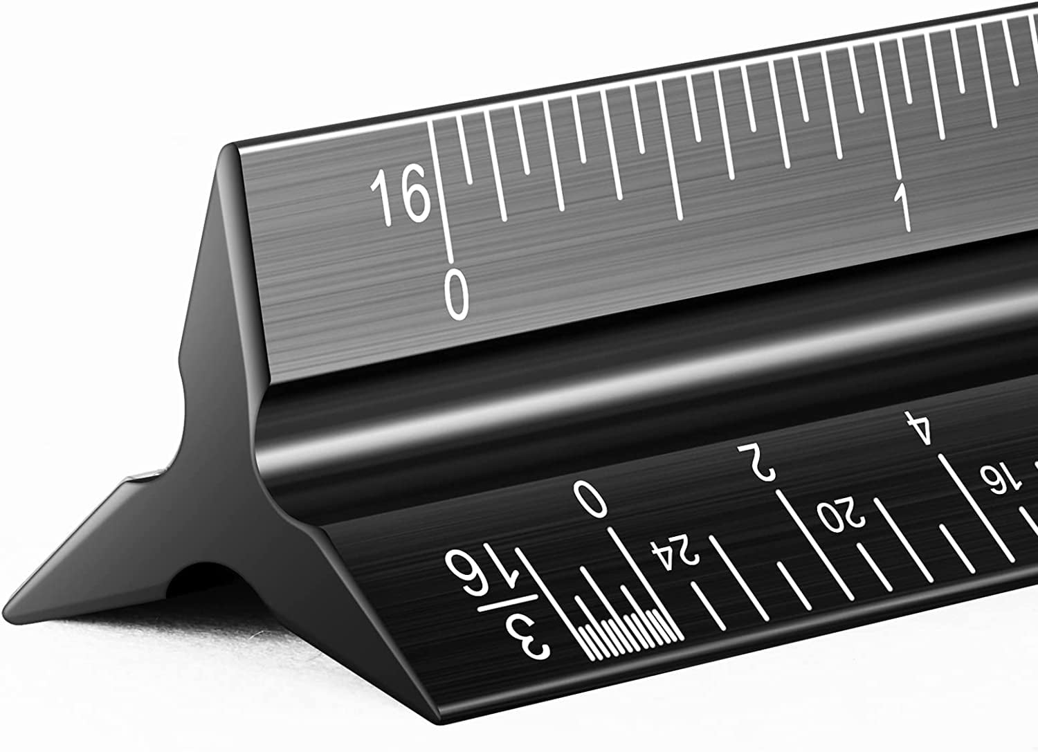 Architectural Scale Ruler for Blueprint, 12'' Metric Metal Engineers ...