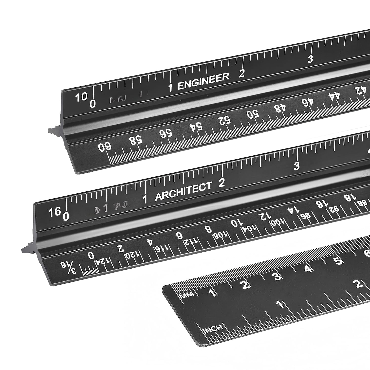 Architectural Scale Ruler, Imperial Measurements 12'', Laser-Etched ...