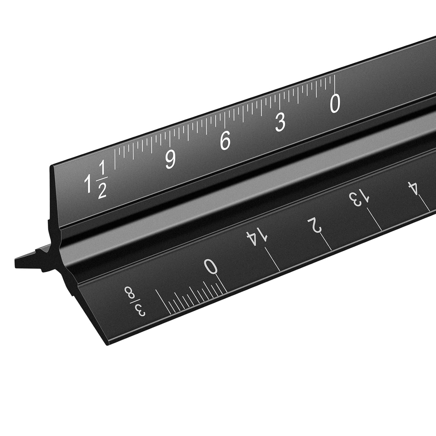 Architectural Scale Ruler Set, Aluminum Architect Ruler with Standard ...