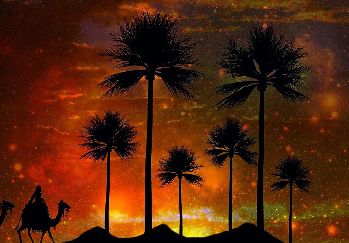 Architecture Aladdin's Genie Lamp Photography Backdrop Ancient Arab ...