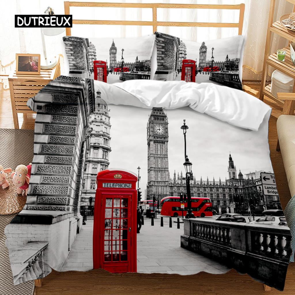 Architecture Duvet Cover Set World Classical Architecture Bedding Set ...