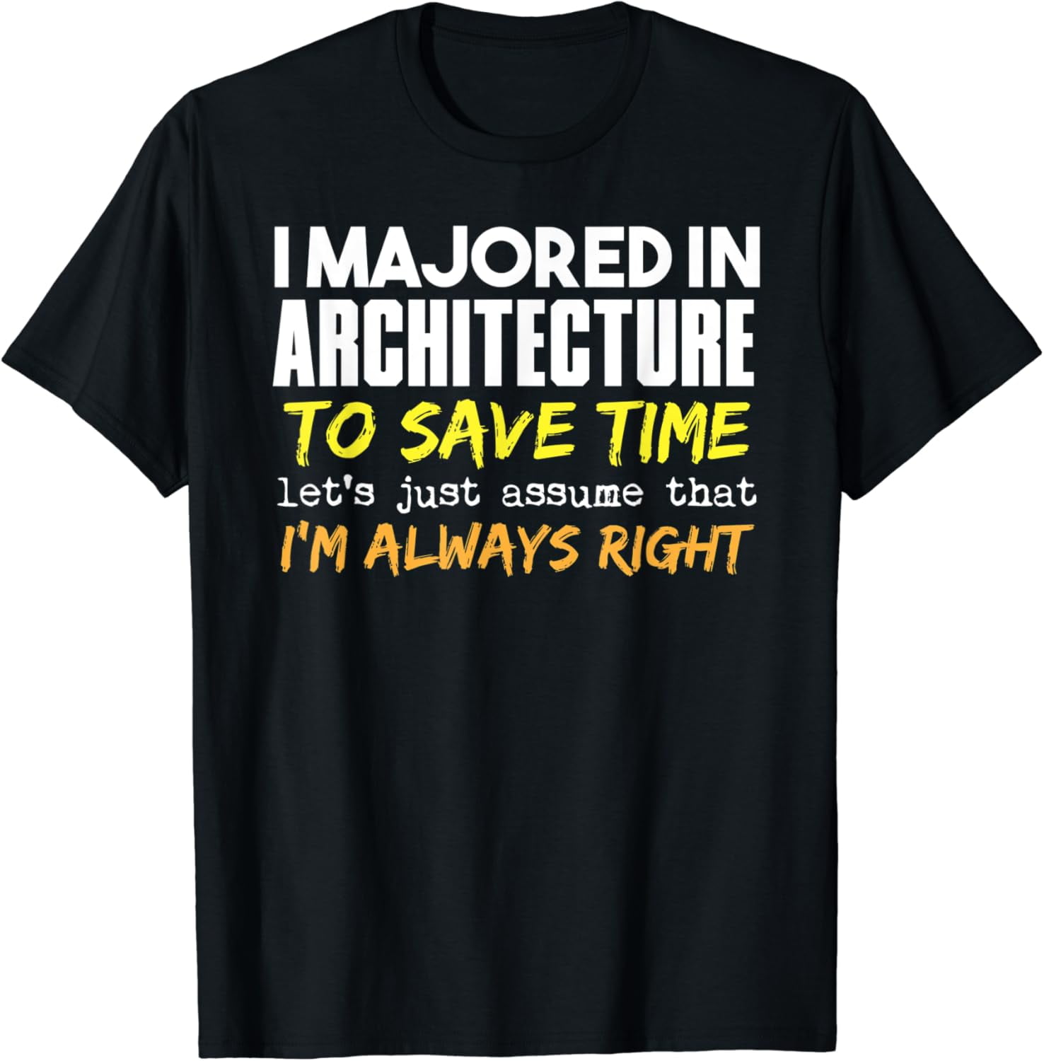 Architecture Major T-Shirt for Back to School Gift - Walmart.com