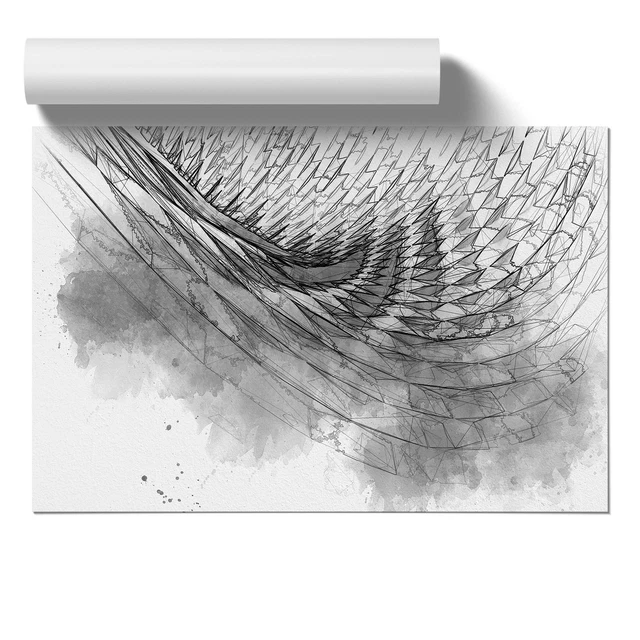 Architecture Sketch Vol.7 In Abstract Wall Art Poster Print Decor Art ...