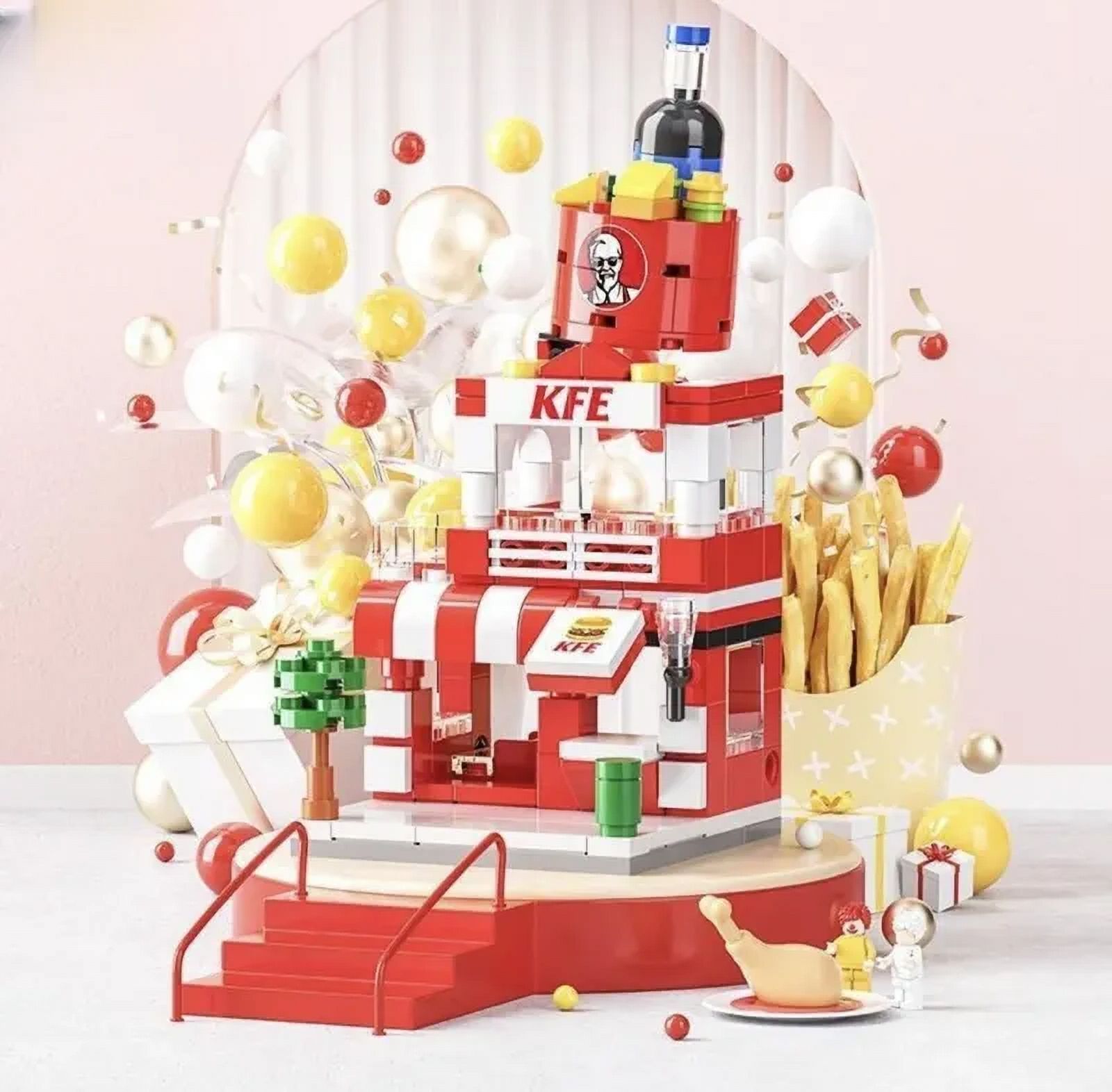 Architecture Street View House Building Blocks DIY Mini City Store ...