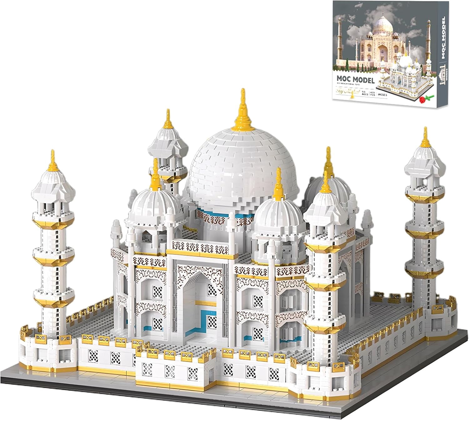 Architecture Taj Mahal Micro Mini Building Blocks Set,Landmarks ...