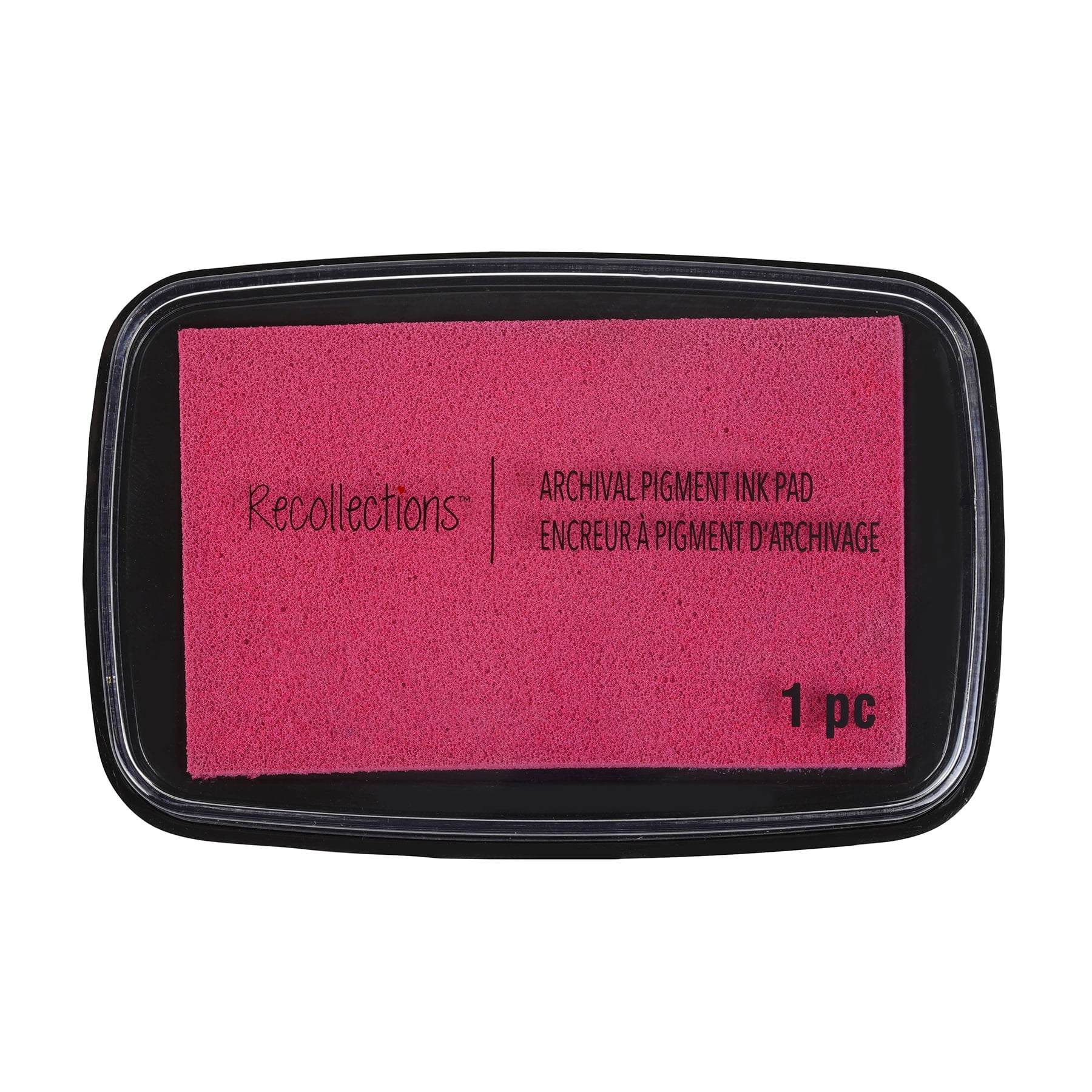 Recollections Pink Archival Pigment Ink Pad - Use On Paper, Chipboard ...