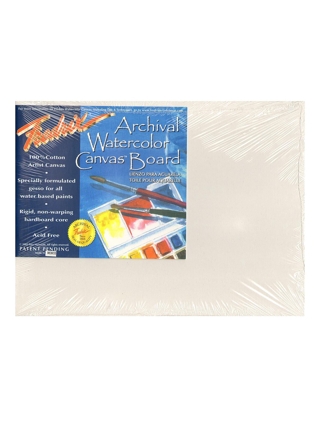Archival Watercolor Canvas Board 9 in. x 12 in., each (pack of 2 ...