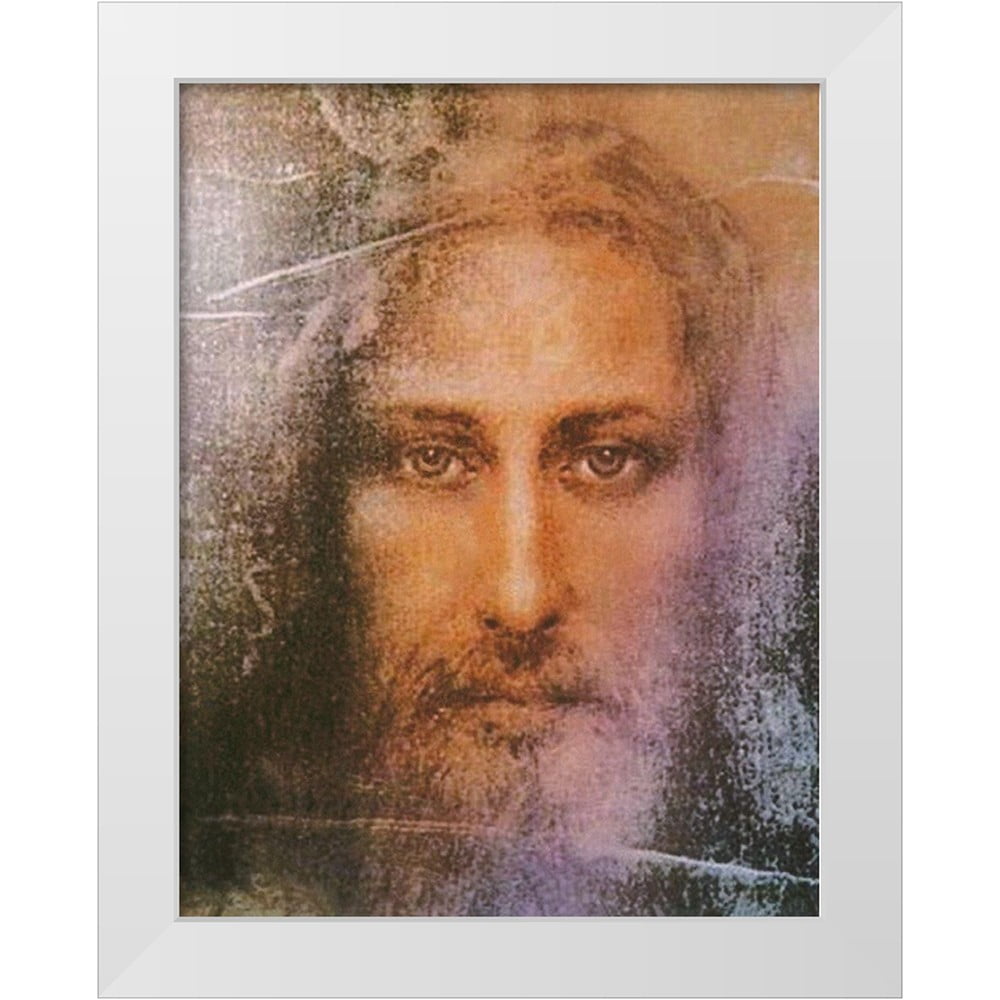 Archivio 12x14 White Modern Wood Framed Museum Art Print Titled - Jesus ...