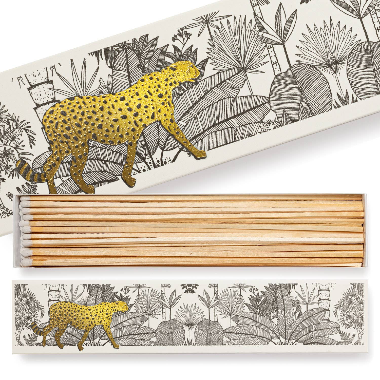 Archivist Gallery - Cheetah in White Jungle Long Matchbox - Walmart.com