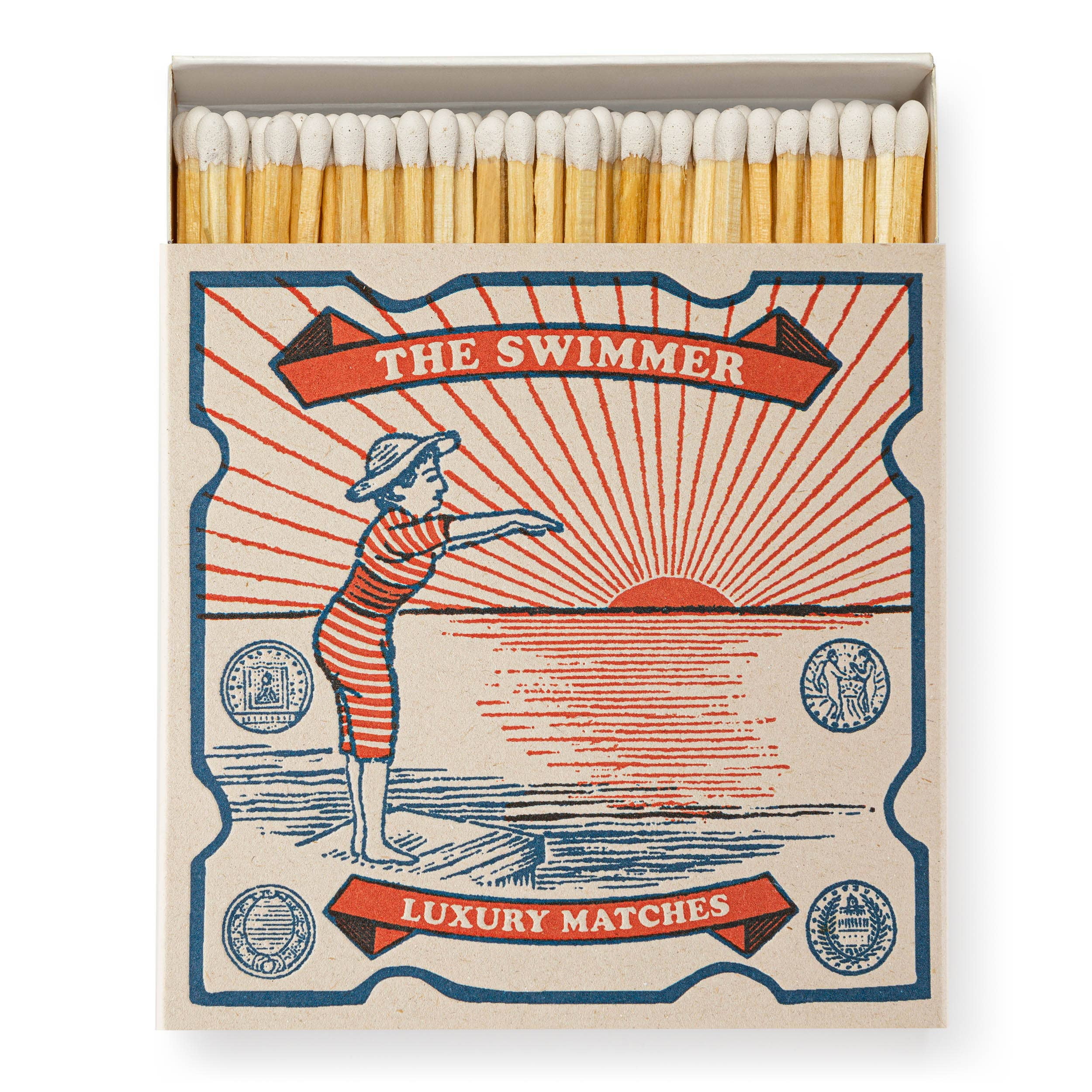 Archivist Gallery - The Swimmer Square Matchbox - 4x4 - 125 matches ...