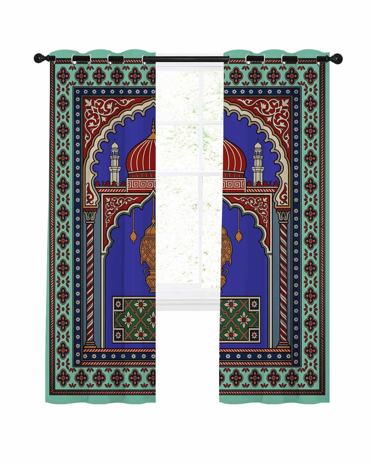 Archway Columns Blackout Curtains for Bedroom Living Room, Vintage ...