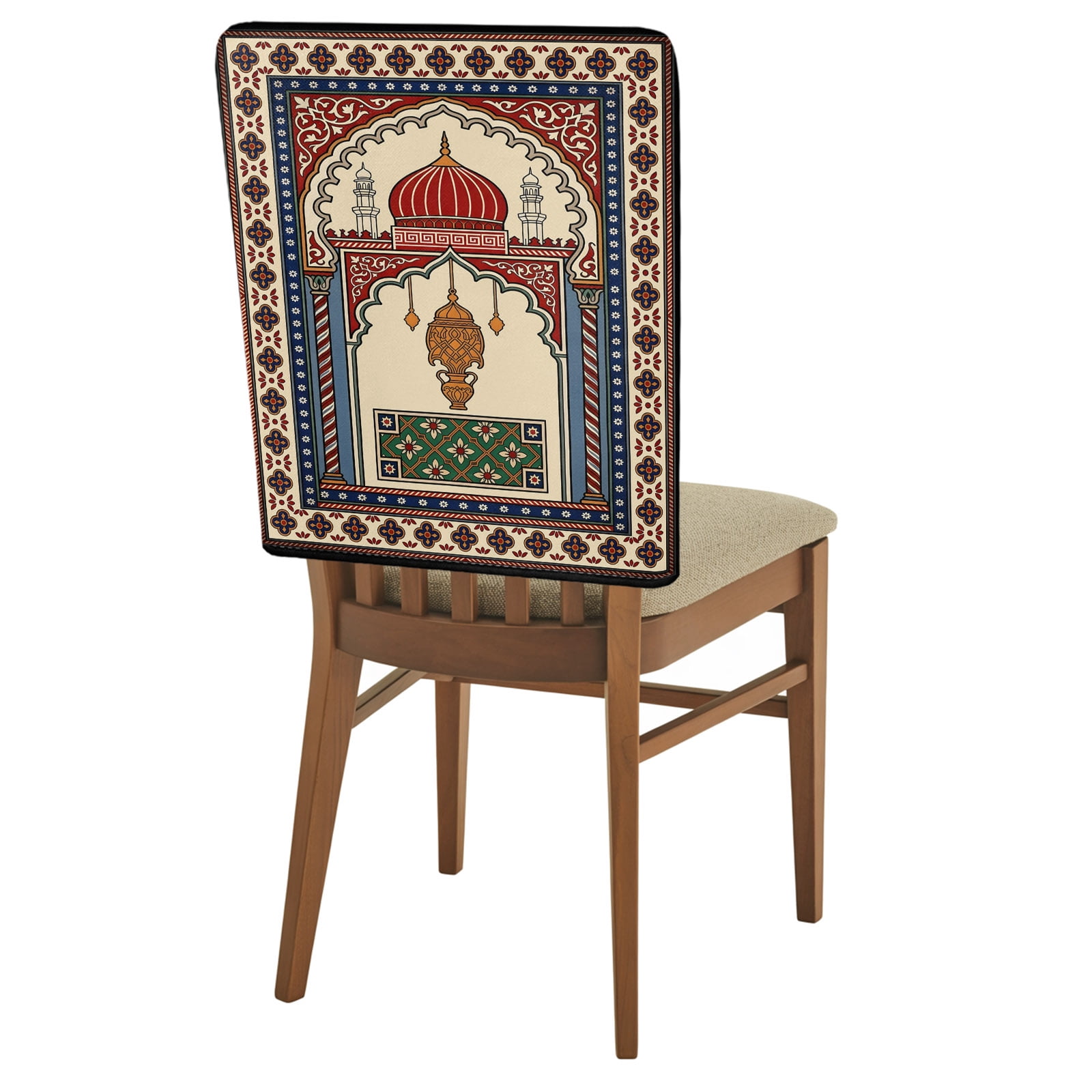 Archway Columns Chair Back Covers Set of 4 Vintage Ethic Traditional ...