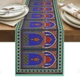 Archway Columns Cotton Linen Table Runner Vintage Ethic Traditional ...