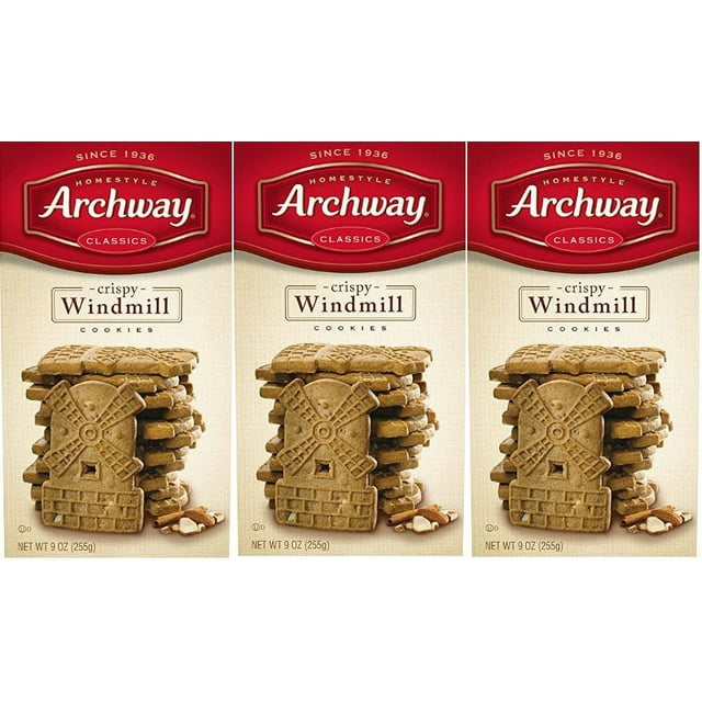 Archway Windmill Cookies, 9 Ounce Box, Pack of 3 - Walmart.com