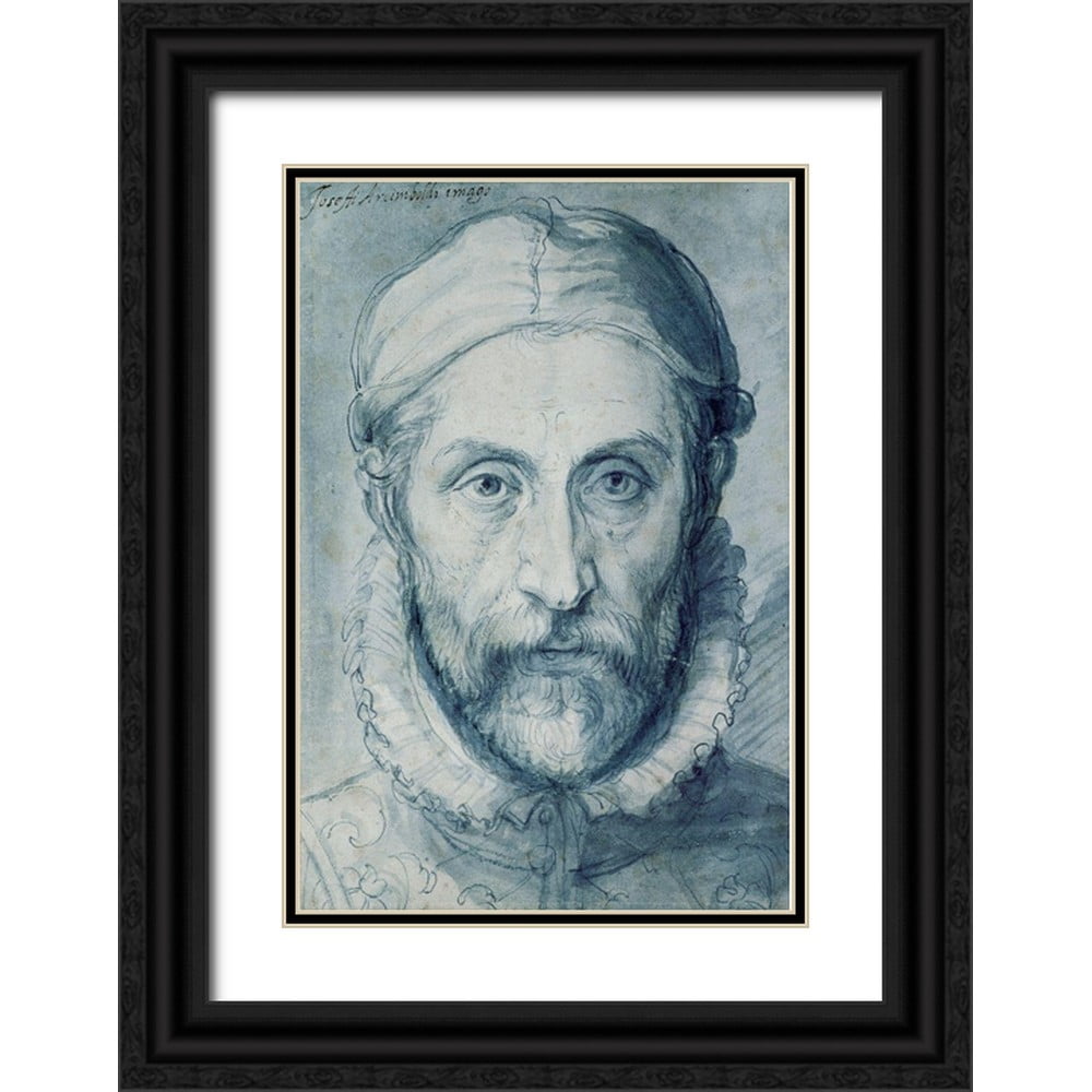 Arcimboldo, Giuseppe 11x14 Black Ornate Wood Framed with Double Matting ...