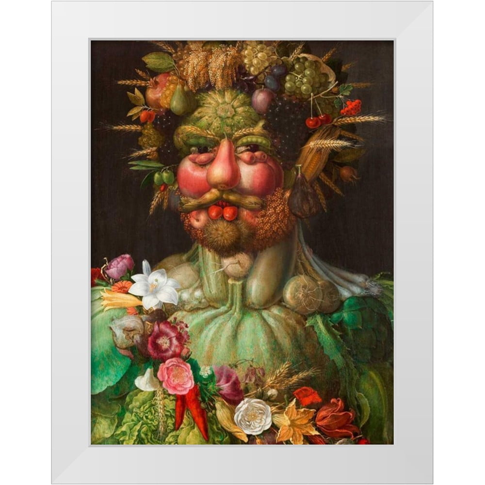 Arcimboldo, Giuseppe 15x18 White Modern Wood Framed Museum Art Print ...
