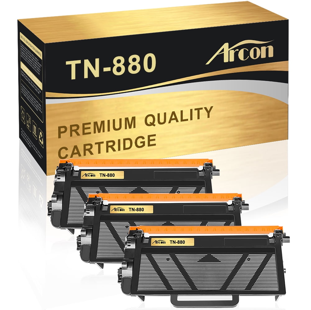 Arcon 3-Pack Compatible Toner for Brother TN-880 TN880 Works with HL ...