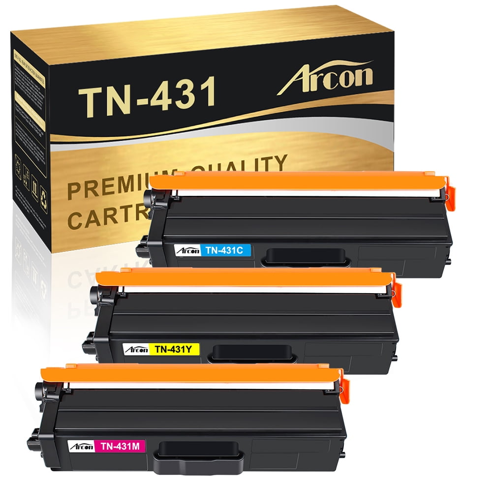 Arcon 3-Pack Compatible Toner for Brother TN431 TN-431C works with ...