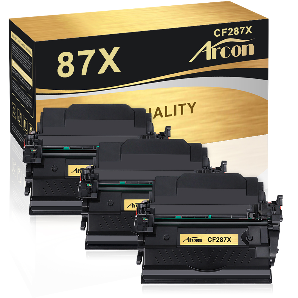 Arcon 3-Pack Compatible Toner for HP 87X CF287X works with HP LaserJet ...
