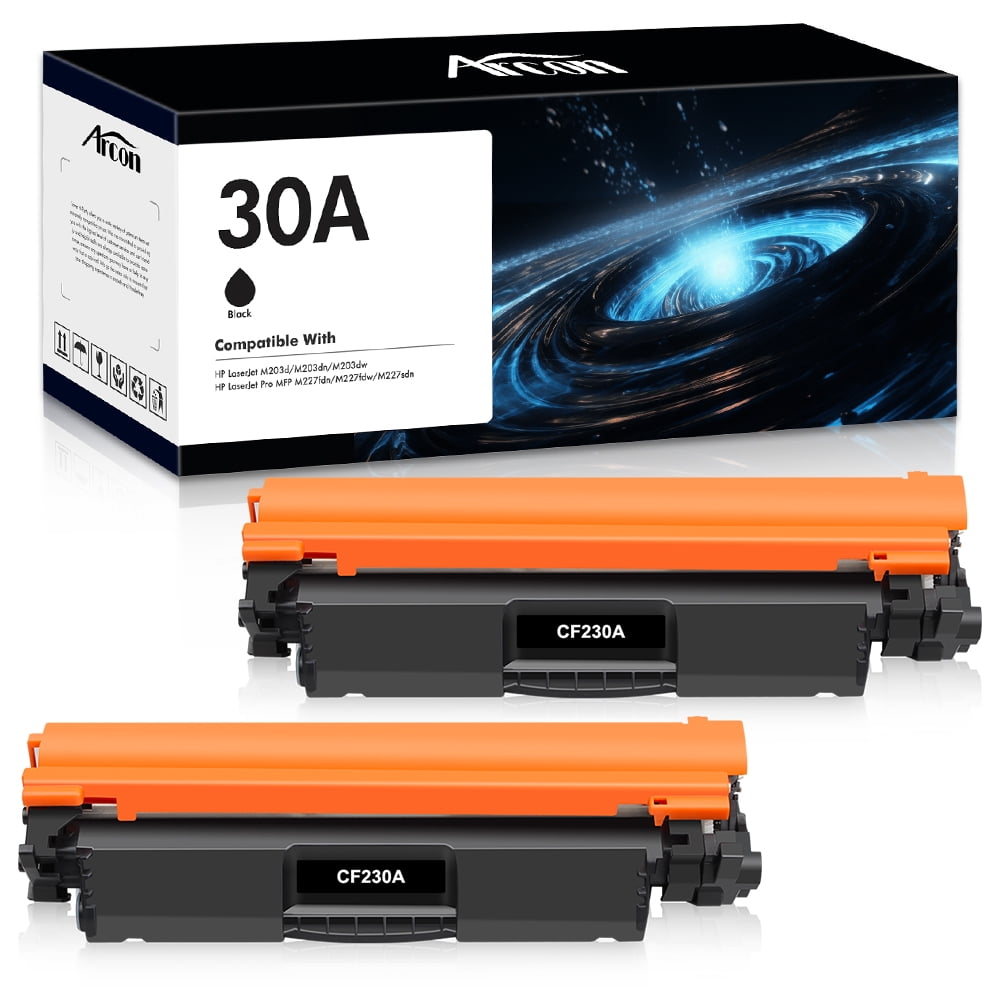 Arcon 30A CF230A 30X CF230X Toner Cartridges Compatible for HP 30A 30X ...