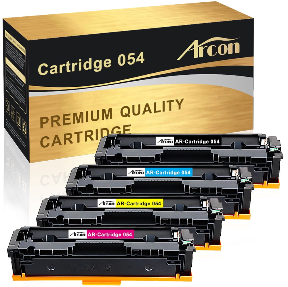 Arcon 4-Pack Compatible Toner for Canon 054 054H CRG-054 Color ...