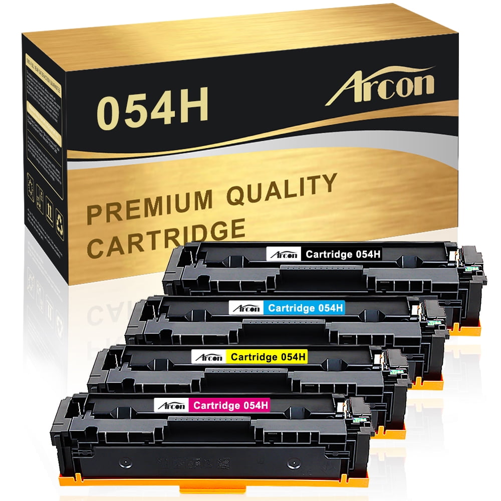 Arcon 4-Pack Compatible Toner for Canon 054H 054 CRG-054 Color ...