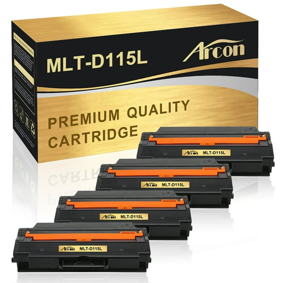 Arcon 4-Pack Compatible Toner for Samsung MLT-D115L Works with Samsung Xpress SL-M2620 2620ND ...