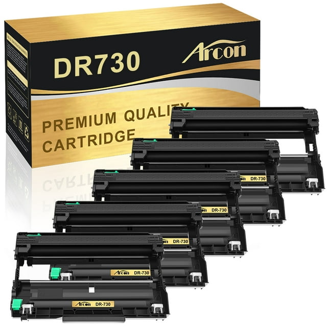 Arcon 5-Pack Compatible Drum Unit for Brother DR-730 DR730 DR 730 DCP ...
