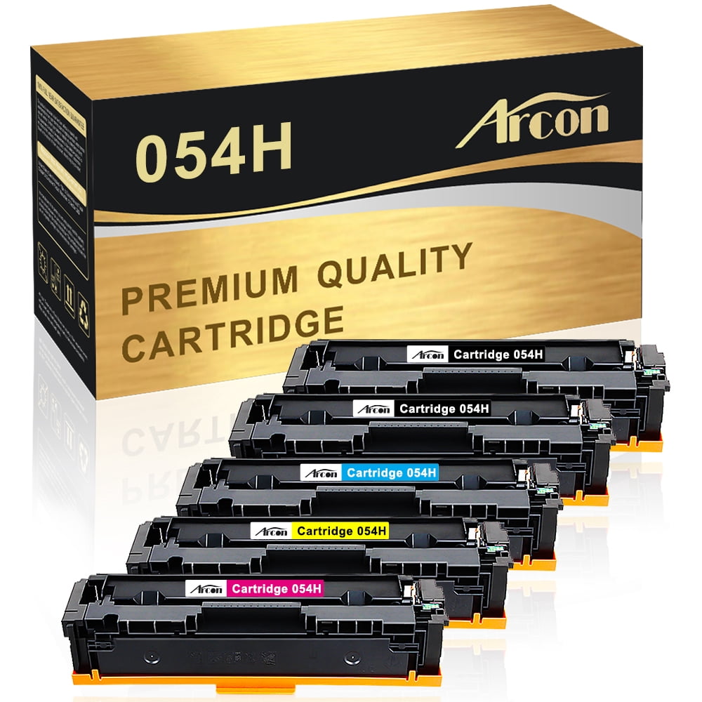 Arcon 5-Pack Compatible Toner for Canon 054H 054 CRG-054 Color ...