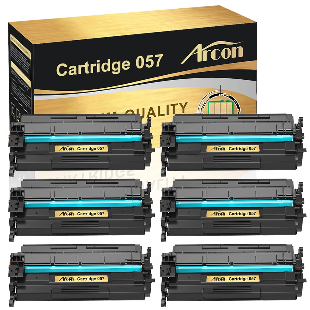 Arcon 6-Pack Compatible Toner for Canon 057 CRG-057 with Chip LBP226dw 227dw MF445 MF448dw 449dw ...
