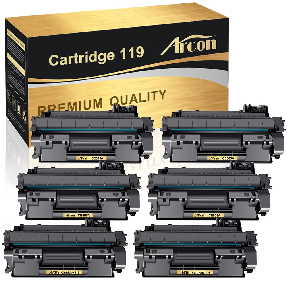 Arcon 6-Pack Compatible Toner for Canon 119 CRG-119 Canon ImageClass ...