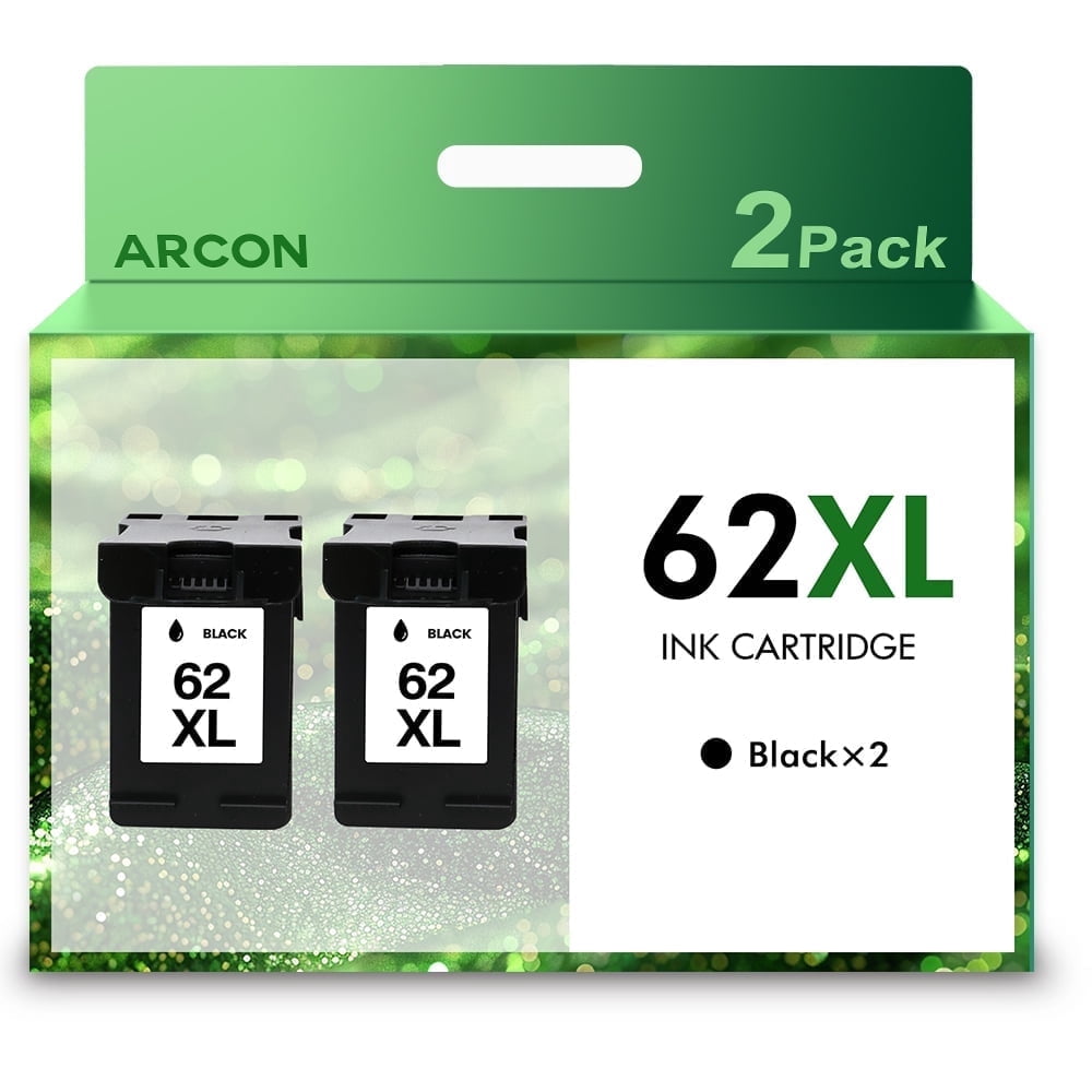 Arcon 62XL Ink Cartridge Compatible for 62 62XL Printer Ink for Envy ...