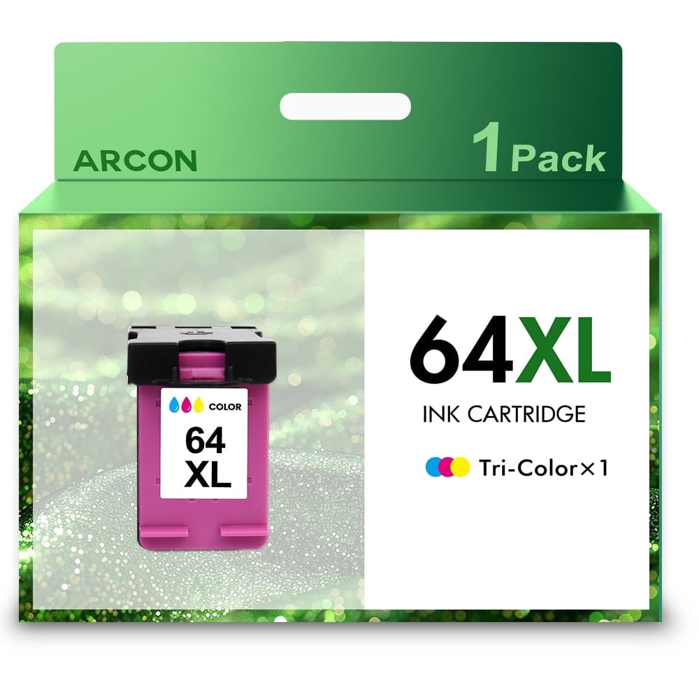Arcon 64XL Ink Cartridge Compatible for 64XL Envy Photo 7855 7155 6255 ...