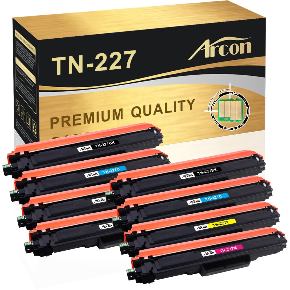 Arcon 8-Pack Compatible Toner for Brother TN277 TN-277BK TN223 MFC ...