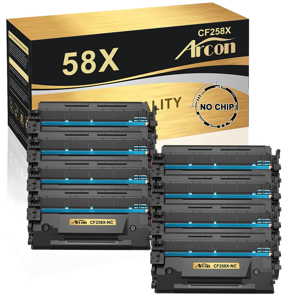 Arcon 8-Pack Compatible Toner for HP 58X CF258X works with LaserJet Pro ...