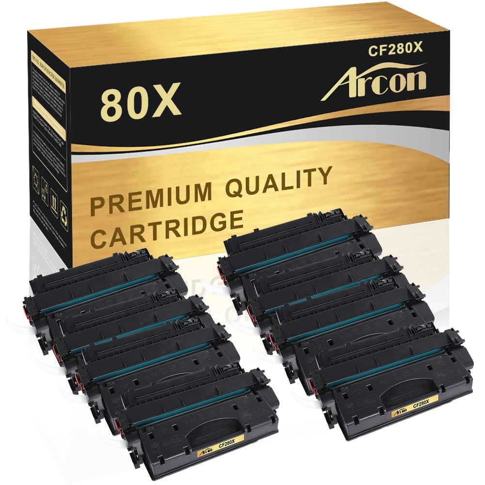 Arcon 8-Pack Compatible Toner for HP 80X CF280X works with HP Laser Jet ...