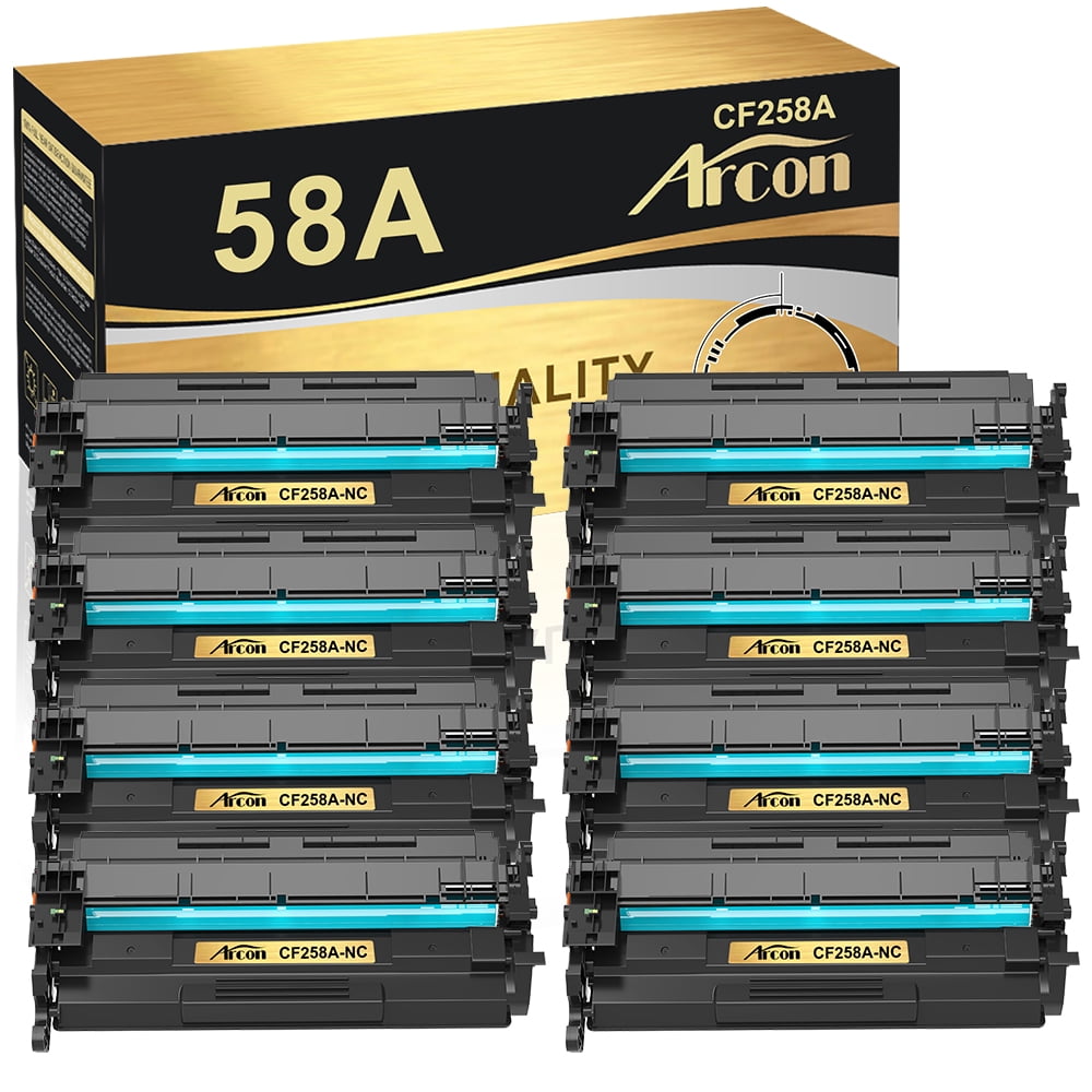 Arcon 8-Pack Compatible Toner for HP CF258A 58A works with LaserJet Pro ...