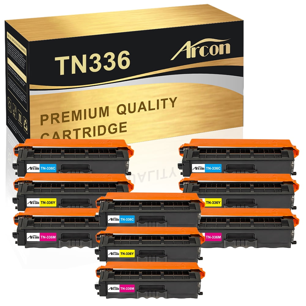Arcon 9-Pack Compatible Toner for Brother TN336 TN-336 HL-4150CDN ...