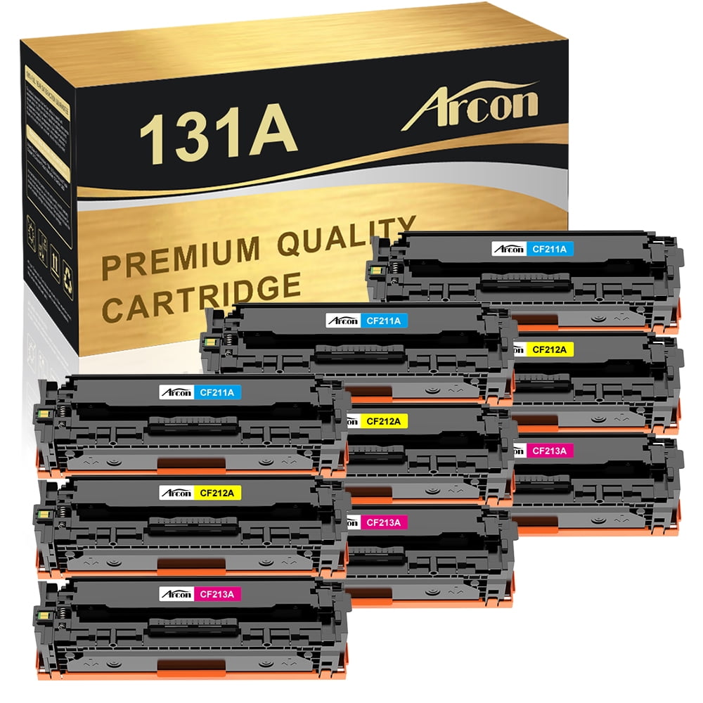 Arcon 9-Pack Compatible Toner for HP 131A CF211A CF212A CF213A Pro 200 ...