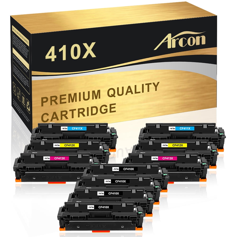 Arcon Compatible Toner for HP 410X CF410X CF411X CF412X CF413X Color ...